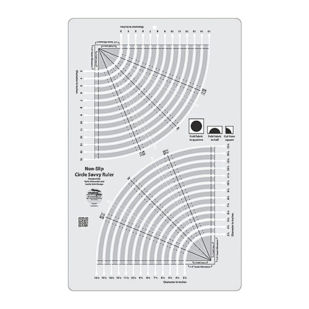 Circle Savvy Ruler – Creative Grids – Maker Savvy